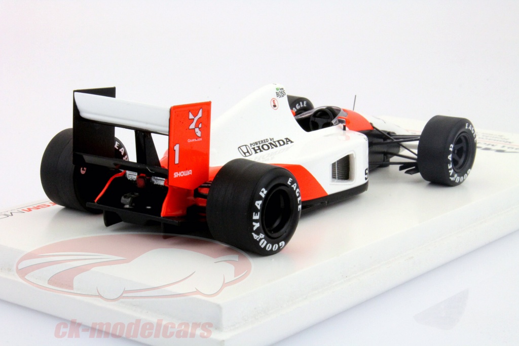 True Scale 1:43 Ayrton Senna McLaren MP4/6 #1 当選者 GP Monaco 式 1 1991 TSM134324 モデル 車 TSM134324 ...