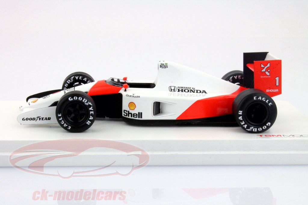 True Scale 1:43 Ayrton Senna McLaren MP4/6 #1 Winner GP Monaco Formula ...