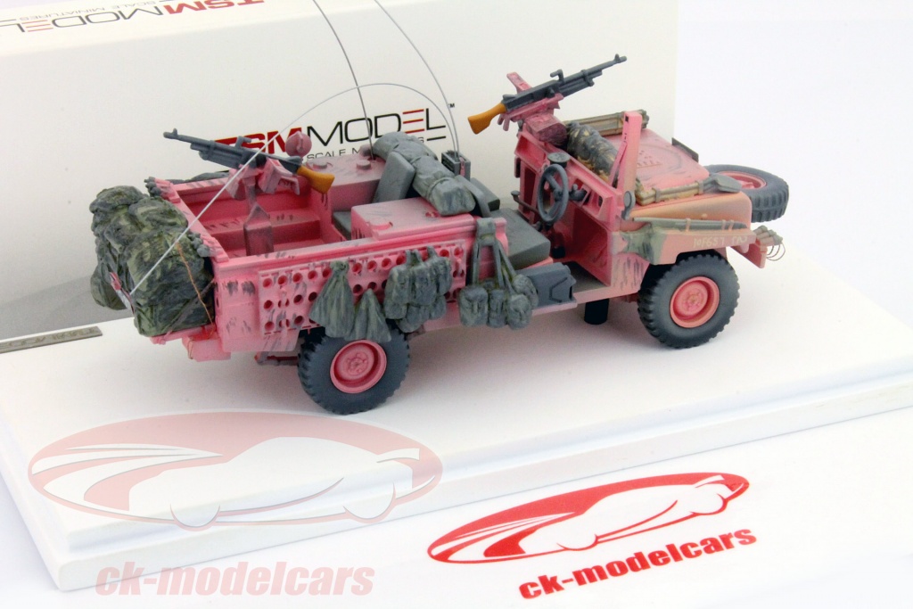 True Scale 1:43 Land Rover Series IIA SAS Patrol Vehicle Pink Panther ...