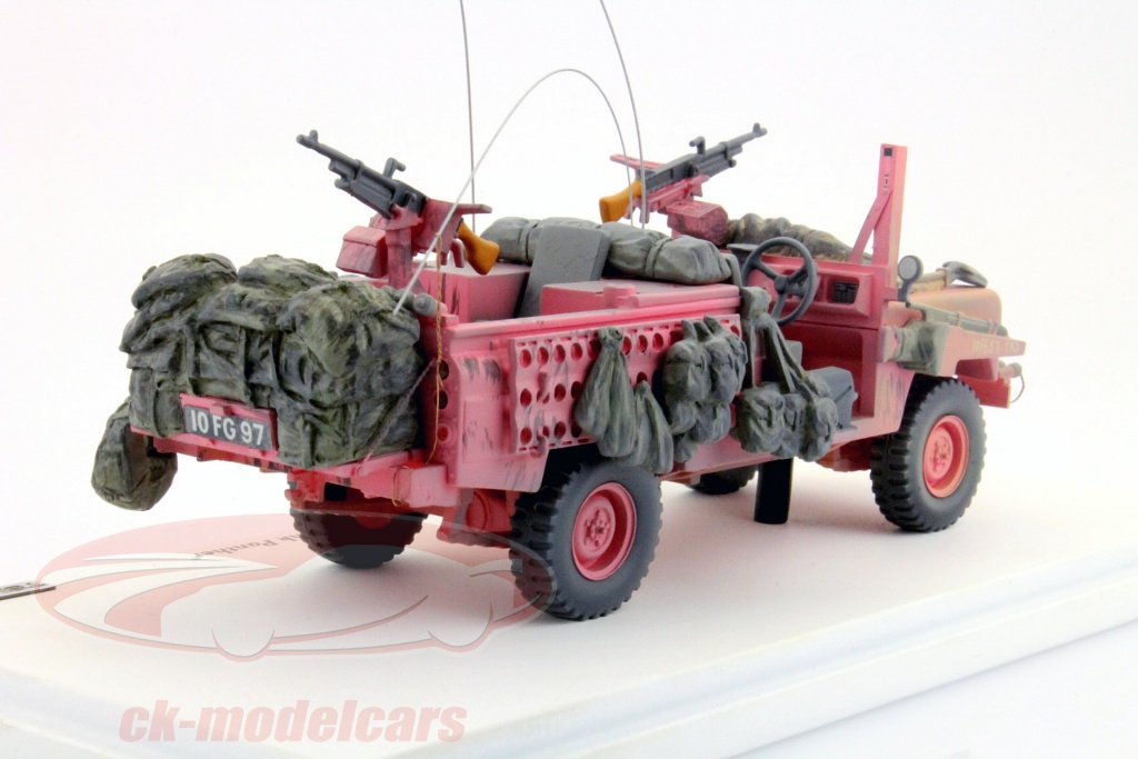 True Scale 1:43 Land Rover Series IIA SAS Patrol Vehicle Pink Panther ...