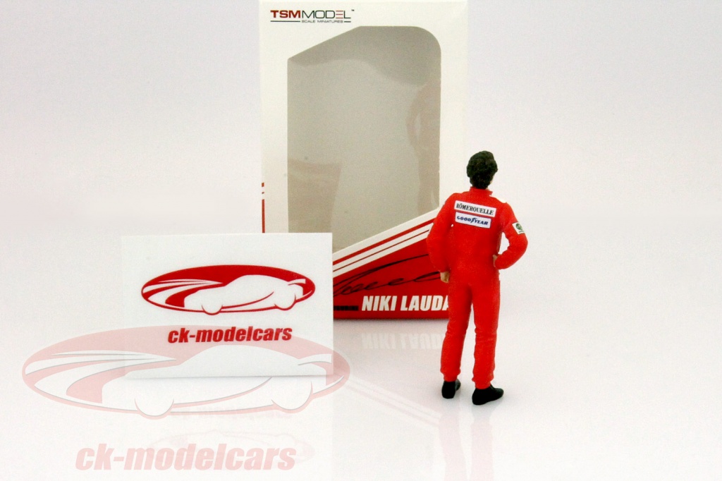 True Scale 1:18 Niki Lauda Ferrari 312T #1 Formula 1 1976 Driver figure ...