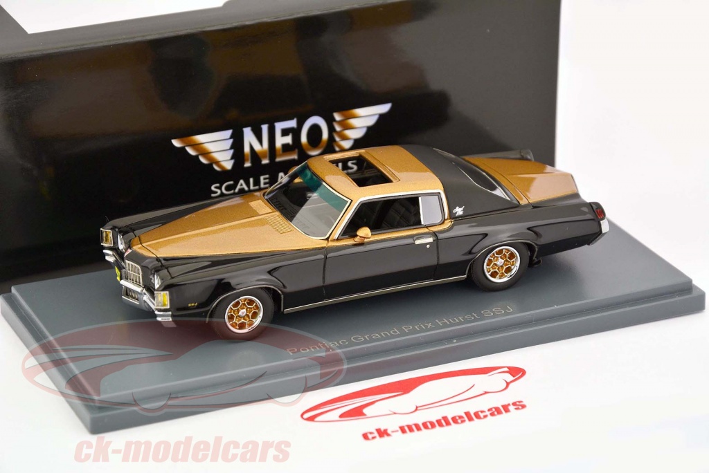 Neo 1:43 Pontiac Grand Prix Hurst SSJ schwarz / gold NEO44117 ...