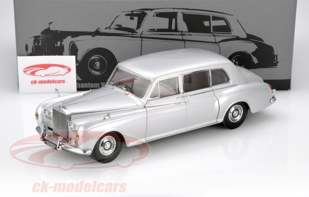 ParagonModels 1:18 Rolls Roys Phantom V MPW (RHD) 年 1964 銀 PA-98211R ...