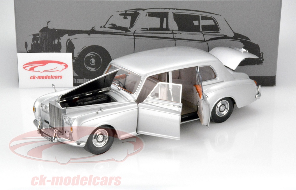 ParagonModels 1:18 Rolls Roys Phantom V MPW (RHD) 年 1964 銀 PA-98211R ...