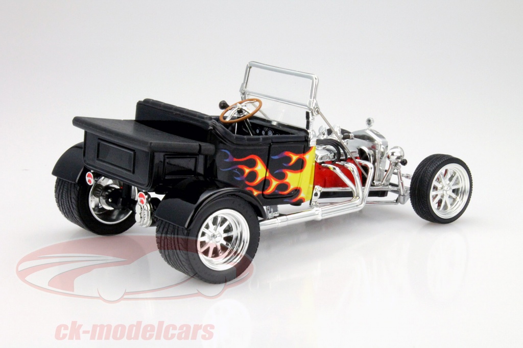 Yat Ming 1:18 Ford T-Bucket built in 1923 black with flames 30118 model ...