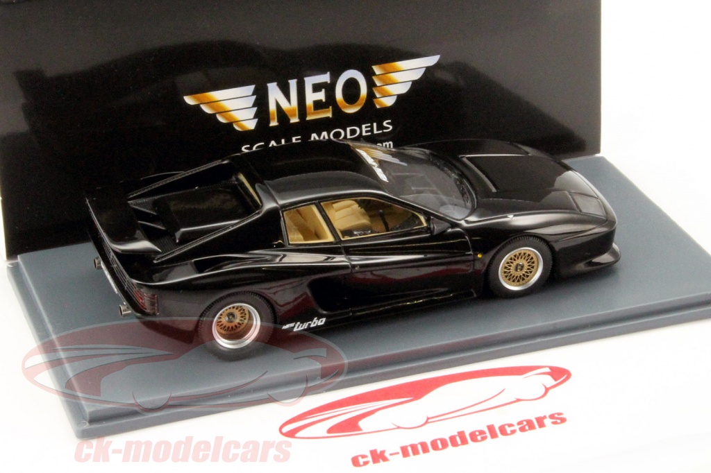 Neo 1:43 Koenig Testarossa Año 1985 negro NEO45920 modelo coche ...