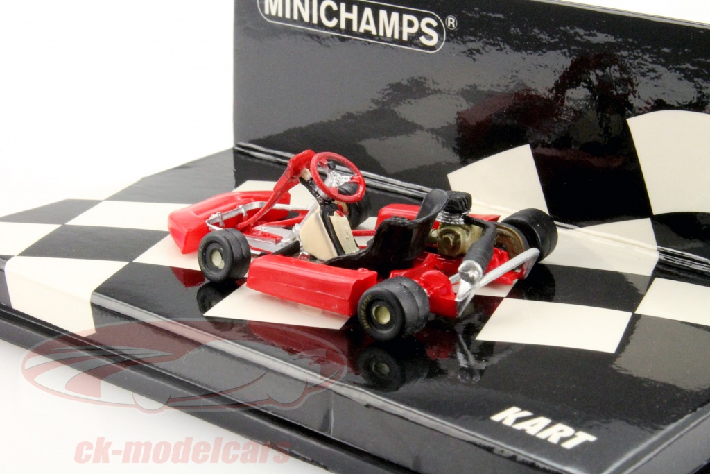 Minichamps 1:43 Go Kart rot 430090001 Modellauto 430090001 4012138036352