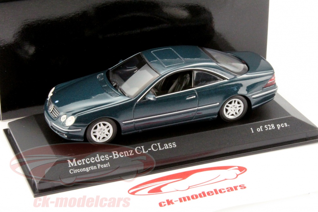 Minichamps 1:43 Mercedes-Benz CL-Klasse (C215) Year 1999 green ...