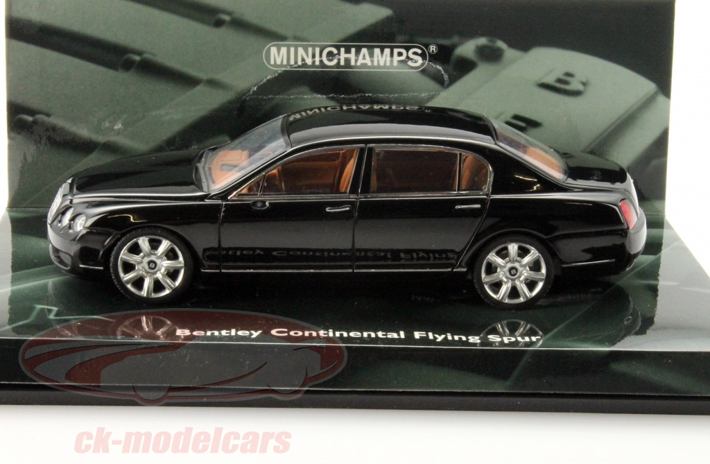 Minichamps 1:43 Bentley Continental Flying Spur Jaar 2005 zwart ...
