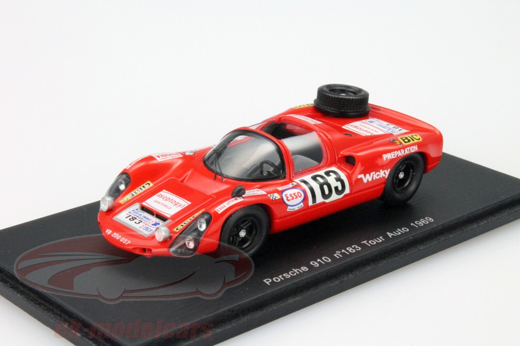 Spark 1:43 ポルシェ 910 #183 ツアー デ フランス 1969 S3476 モデル 車 S3476 9580006934765