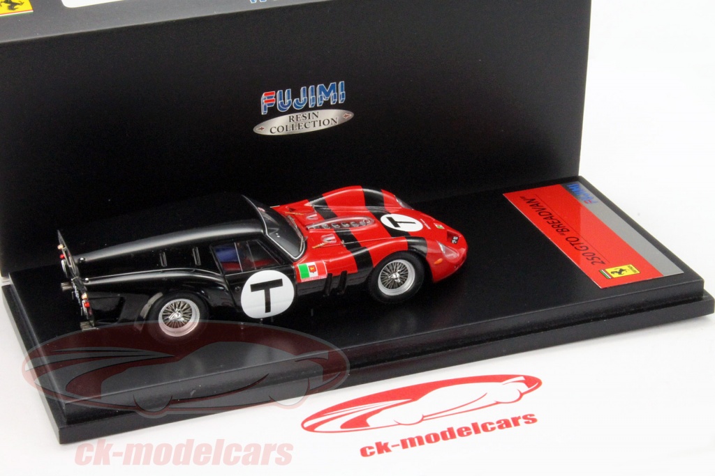 Fujimi 1:43 Ferrari 250 GTO Breadvan #T rojo - negro 1962 FJM1343018 ...