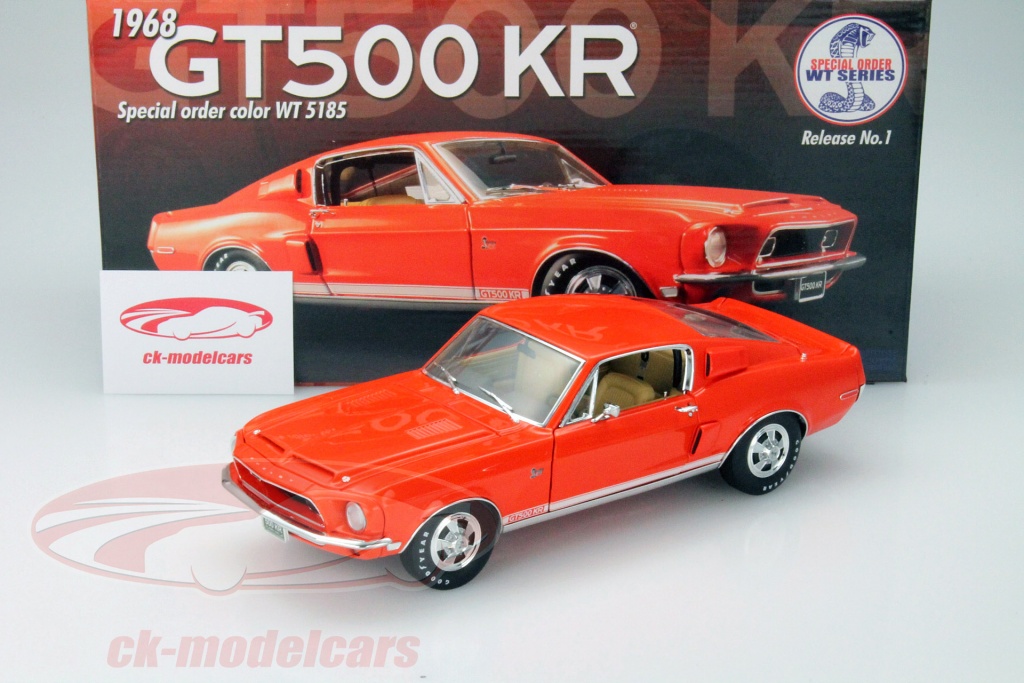 GMP 1:18 Ford Mustang Shelby GT500 KR Year 1968 special order color wt ...