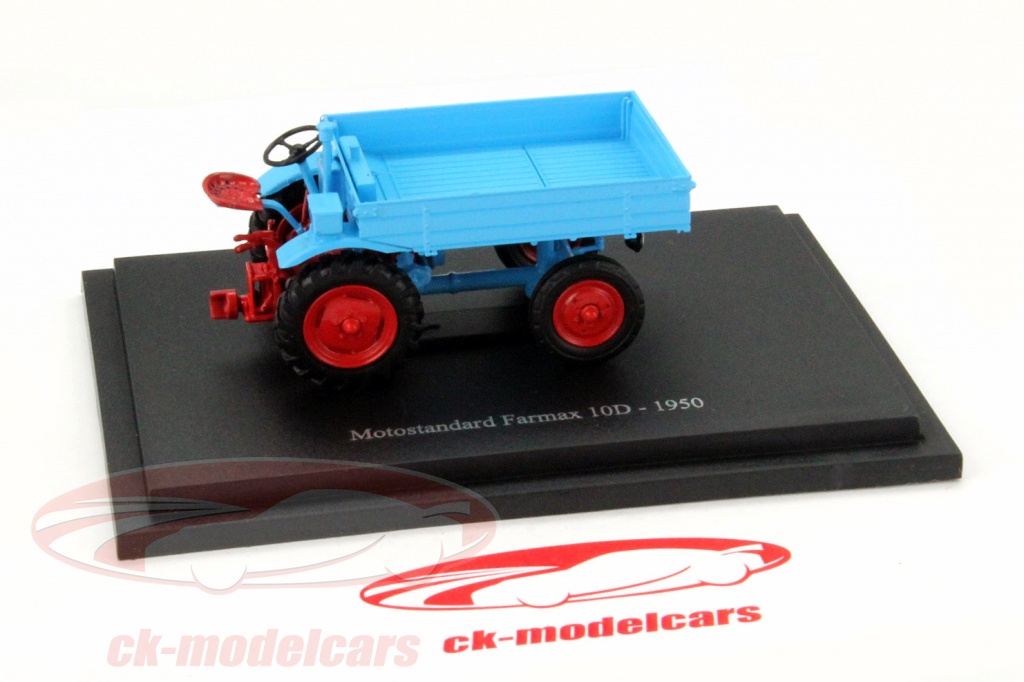 Altaya 1:43 Motostandard Farmax 10D Tractor Year 1950 blue G1093064 ...