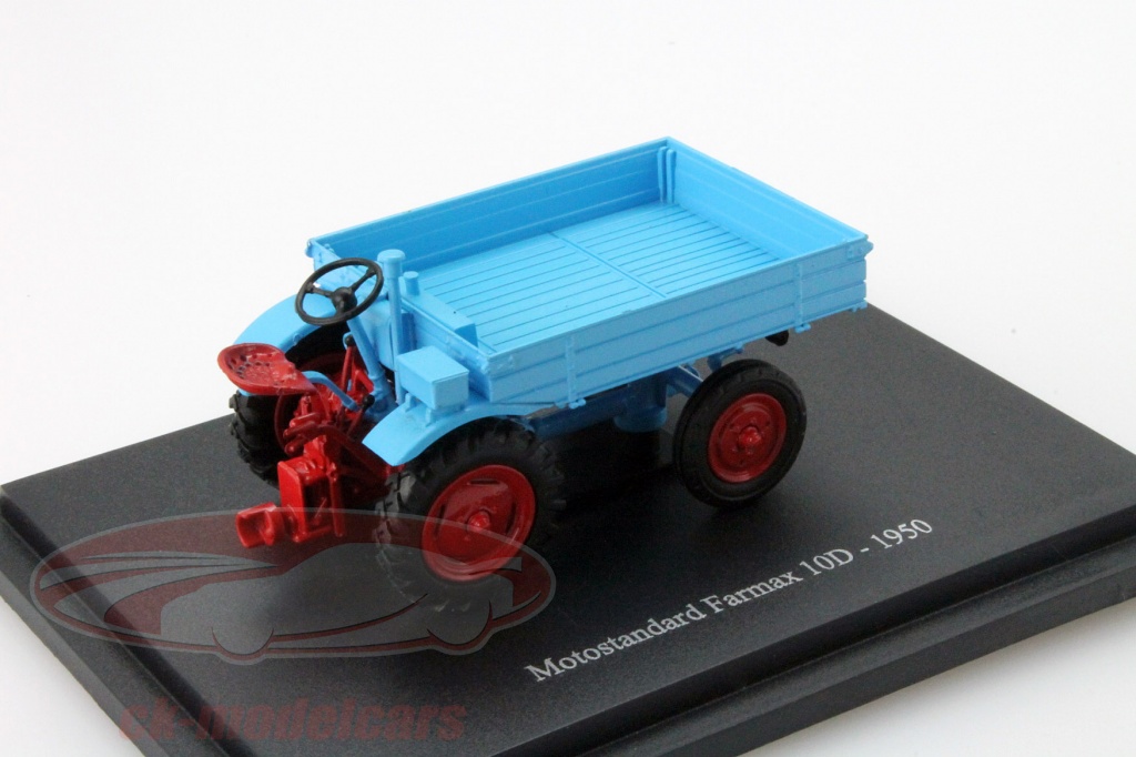 Altaya 1:43 Motostandard Farmax 10D Tractor Año 1950 azul G1093064 ...