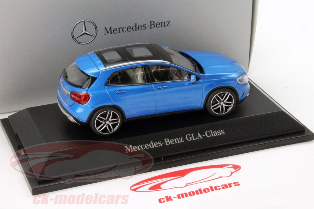 Schuco 1:43 Mercedes-Benz GLA-class blue metallic B66960264 model car ...