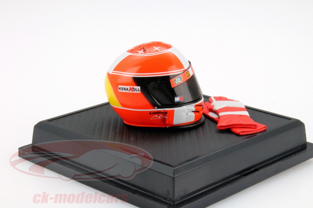 HotWheels 1:8 M. Schumacher Wereld Kampioen Formule 1 2000 Helm 26140 ...