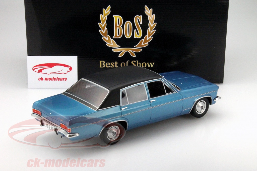 BoS-Models 1:18 Opel Admiral B 2800S light blue metallic - black BOS002 ...