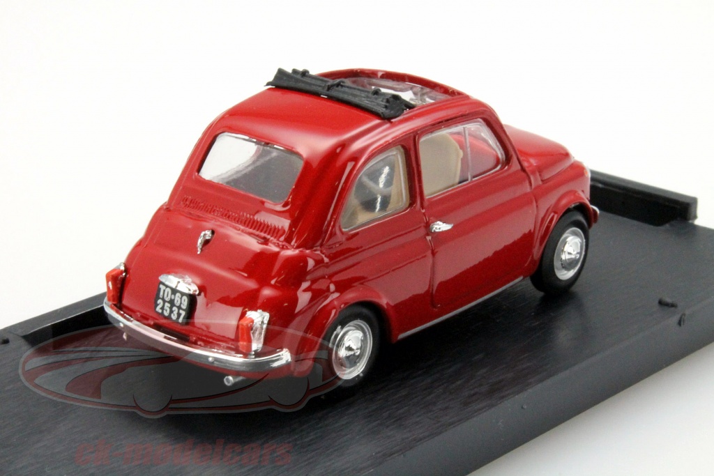 Brumm 1:43 Fiat 500 F Baujahr 1965 rot 03/30 Modellauto 03/30
