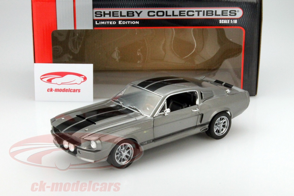 Shelby Collectibles 1:18 Ford Mustang Shelby GT 500 Year 1967 gray with ...