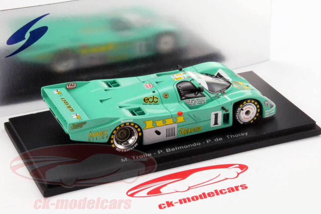 Spark 1:43 Porsche 962 C #1 24h LeMans 1987 Trolle, Belmondo, de Thoisy ...