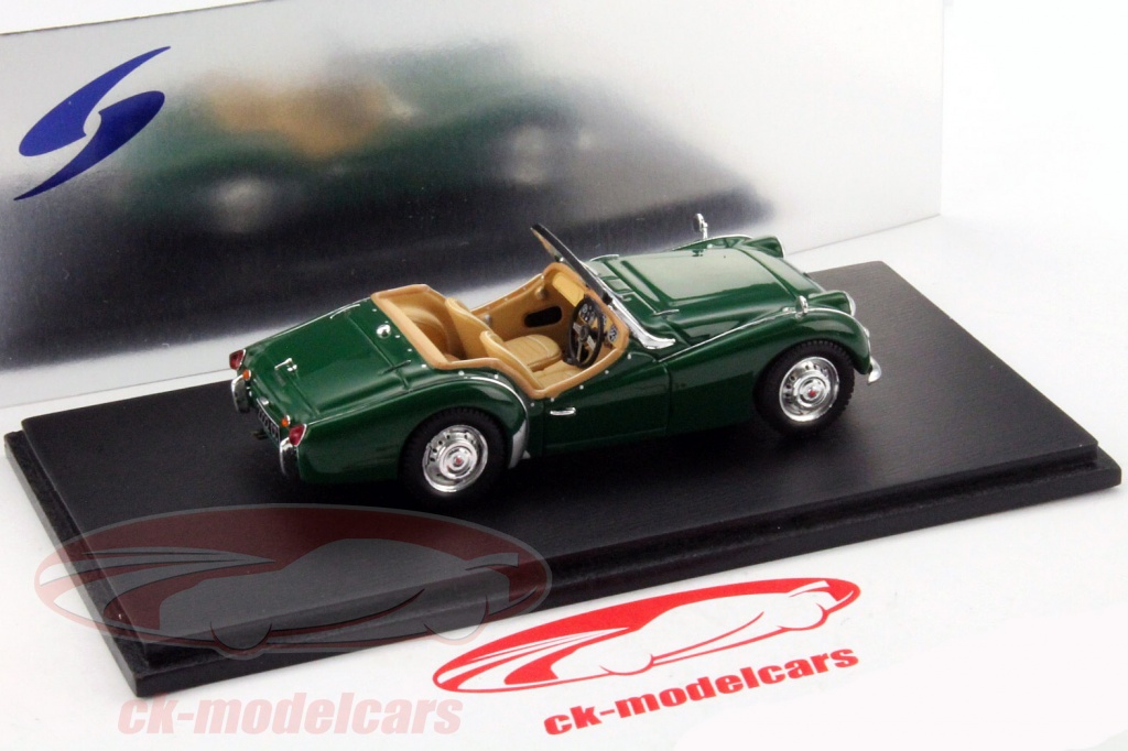 Spark 1:43 Triumph TR3 A Year 1957 green S0517 model car S0517 ...