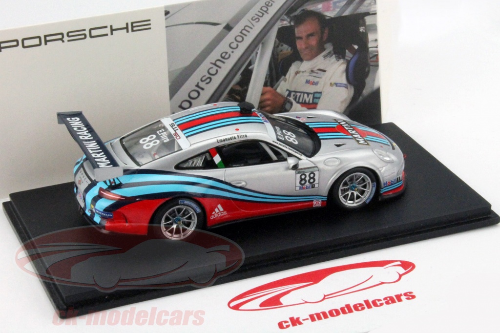 Spark 1:43 E. Pirro Porsche 911 (991) GT3 Cup #88 VIP Martini Racing ...