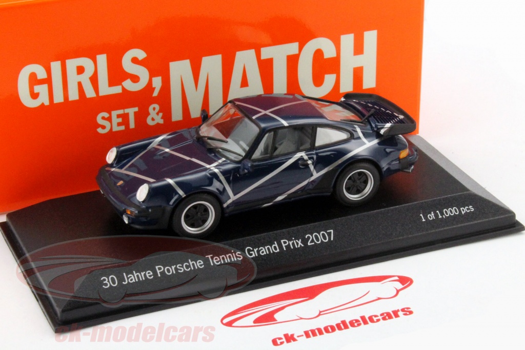 Minichamps 1:43 Porsche 911 turbo Year 1978 30 Years Tennis Grand Prix 2007 MAP 020 PTGP 17 ...