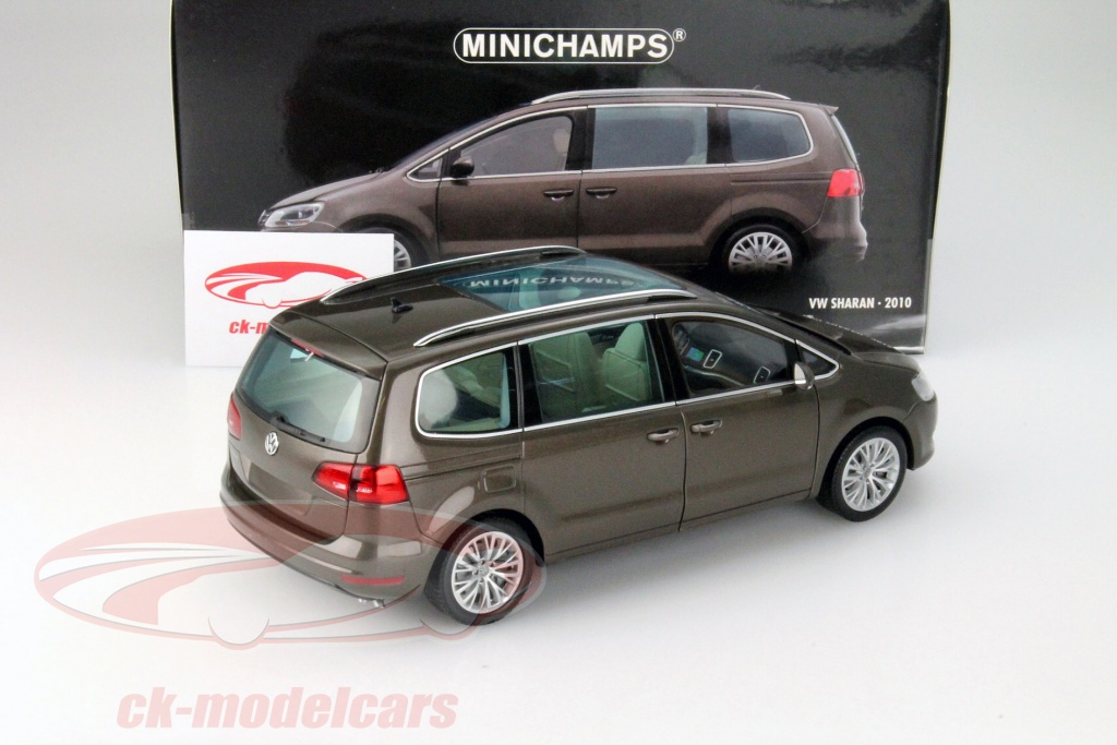 Minichamps 1:18 Volkswagen VW Sharan Year 2010 brown metallic 110051001 ...
