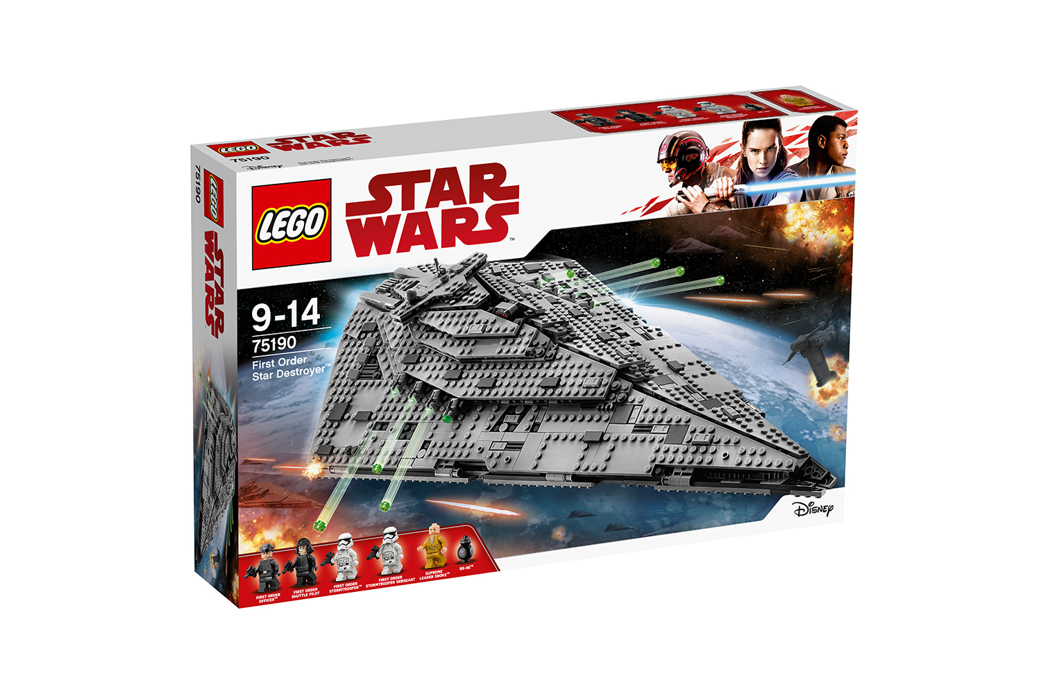 LEGO® Star Wars™ First Order Star Destroyer™ 75190 model car 75190 ...