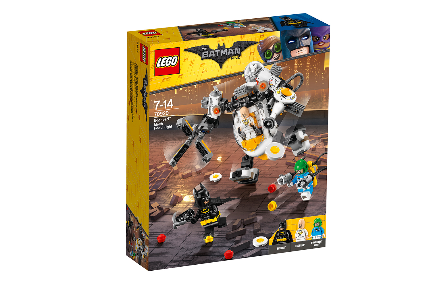 LEGO® THE BATMAN MOVIE © Egghead™ bei der Roboter-Essenschlacht 70920 ...