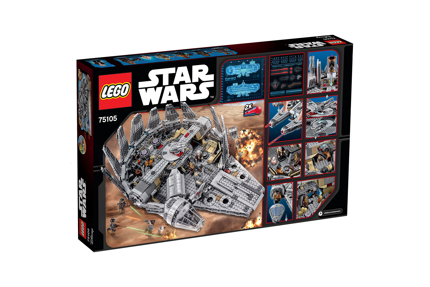 LEGO® Star Wars™ Millennium Falcon™ 75105 model car 75105 5702015352659