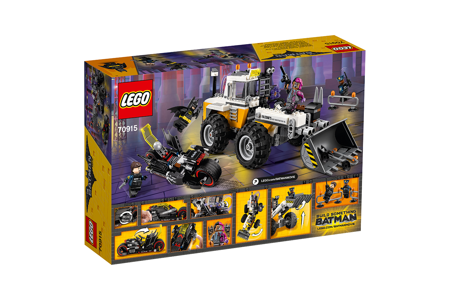 LEGO® THE BATMAN MOVIE © Two-Face ™ Double Demolition 70915 model car ...