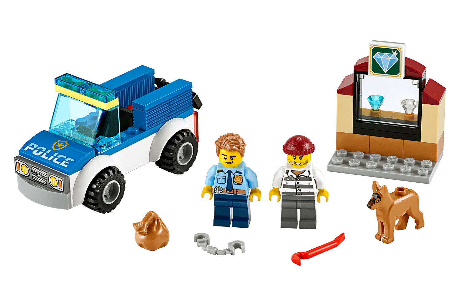 LEGO® City Polizeihundestaffel 60241 model car 60241 5702016617559