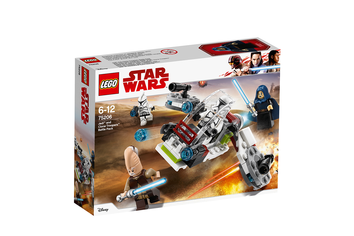 LEGO® Star Wars™ Jedi™ und Clone Troopers™ Battle Pack 75206 model car ...