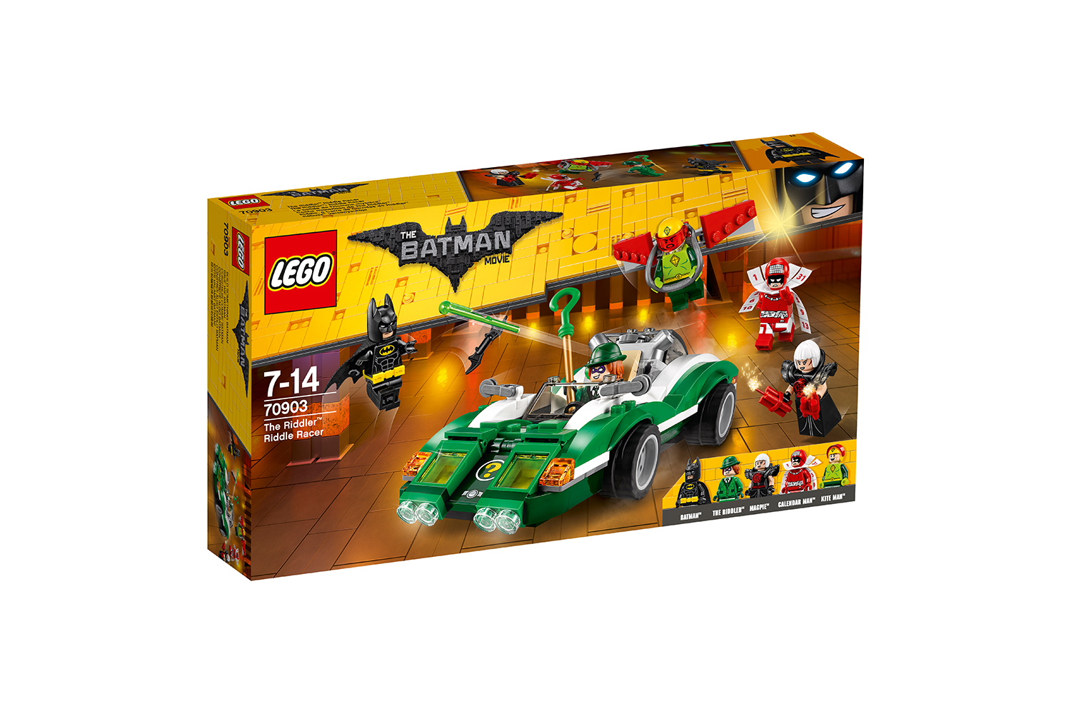 LEGO® THE BATMAN MOVIE © The Riddler™: Riddle Racer 70903 model car ...