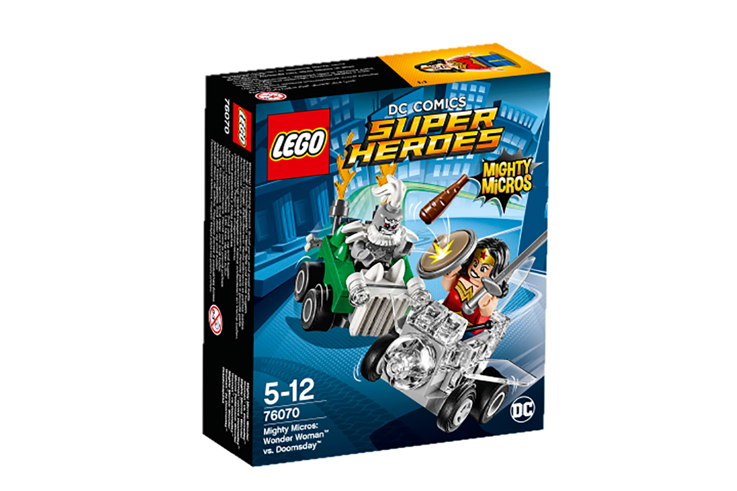 LEGO® DC Comics Super Heroes Mighty Micros: Wonder Woman™ vs. Doomsday ...