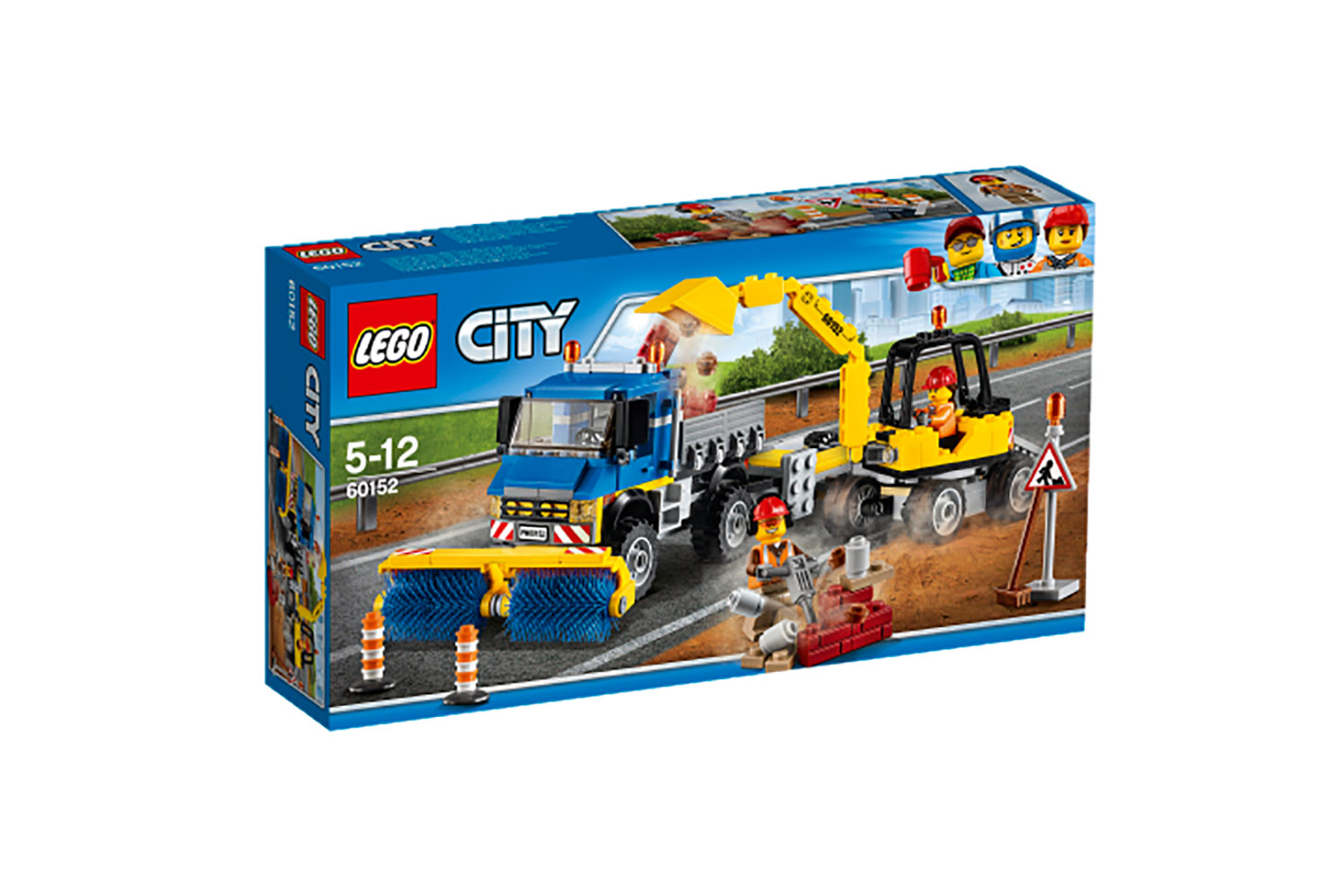 LEGO® City Straßenreiniger und Bagger 60152 model car 60152 5702015865982