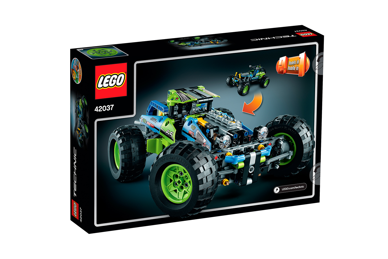 LEGO® Technic Formula Off-Roader green / blue 42037 model car 42037 ...