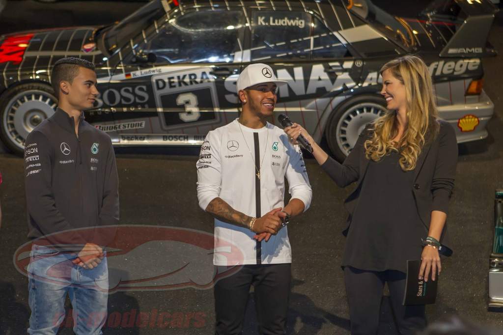 Lewis Hamilton und Pascal Wehrlein in Stuttgart