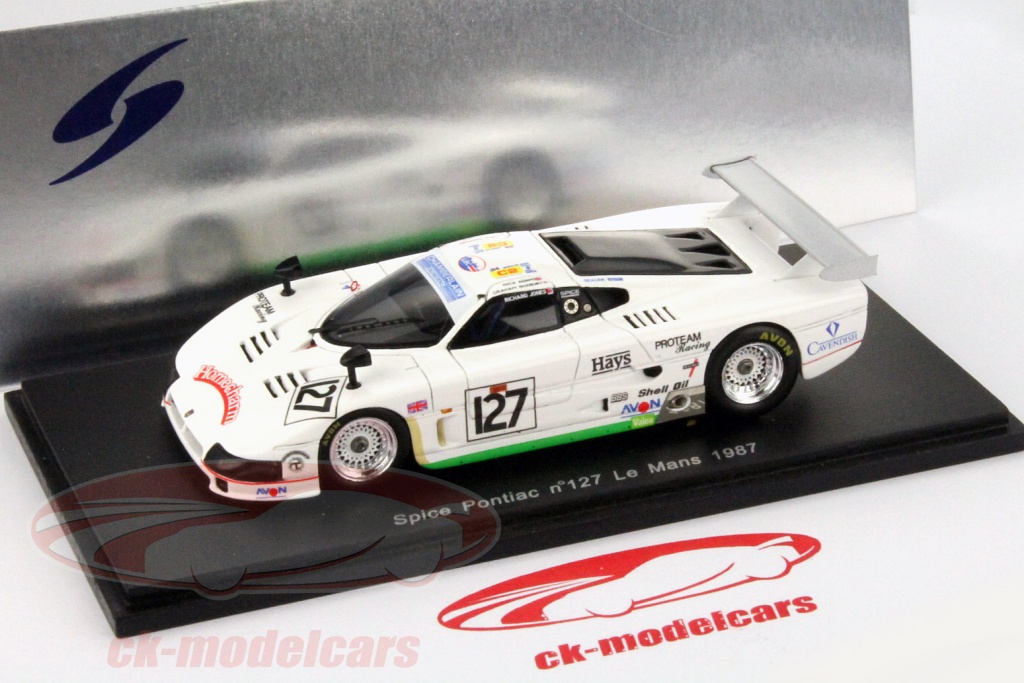 Spark 1:43 Spice Pontiac LeMans 1987 #127 24 Adams, Duxbury, Jones S3589 model car S3589 ...