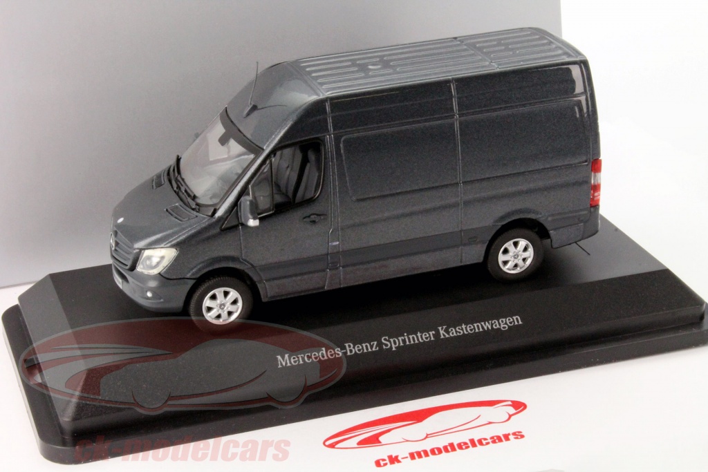 Premium Classixxs 1:43 Mercedes-Benz Sprinter panel van Tenorite gray ...