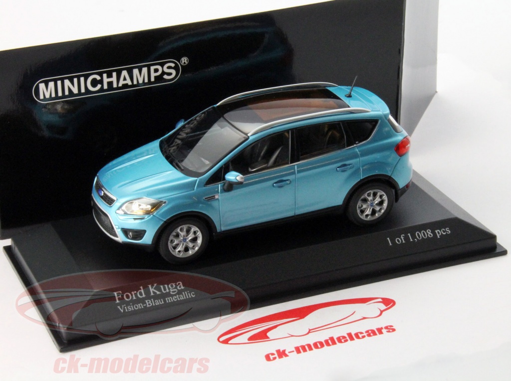 Minichamps 1:43 Ford Kuga Year 2008 vision blue metallic 400087201 ...