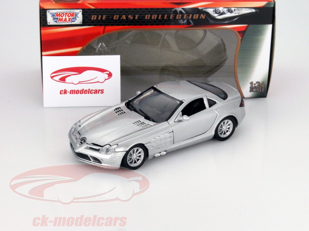 MotorMax 1:24 Mercedes-Benz SLR McLaren silver 73306 model car 73306 661732733064