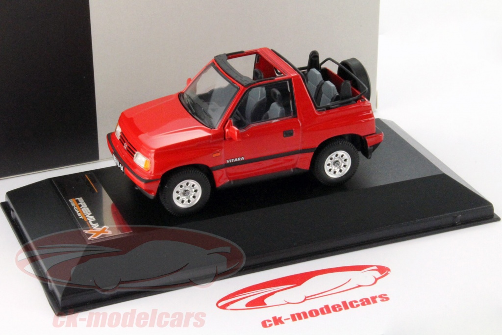 Premium X 1:43 Suzuki Vitara Convertible Year 1992 red PRD329 model car ...