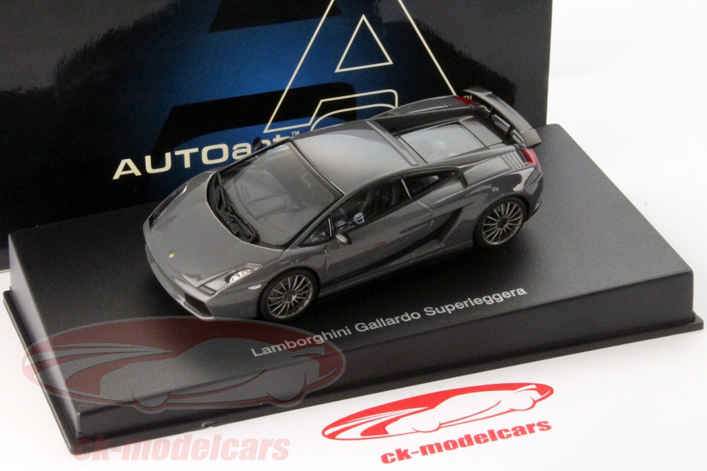 AUTOart 1:43 Lamborghini Gallardo Superleggera telesto gray 54613 model ...