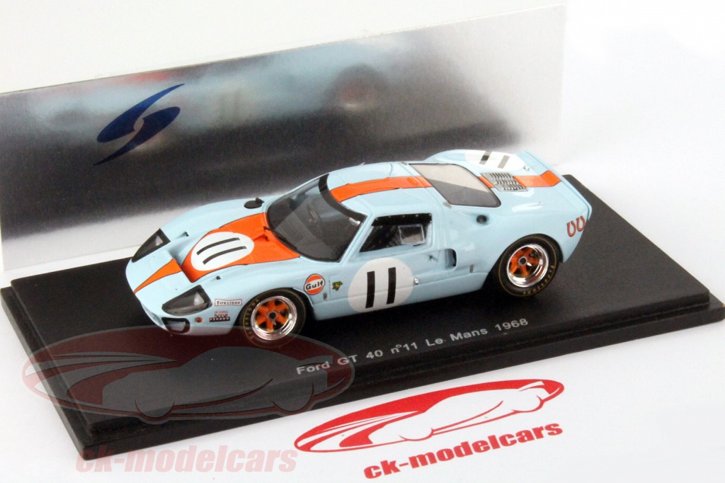 Spark 1:43 Ford GT40 #11 24h LeMans 1968 Muir / Oliver S4070 model car ...