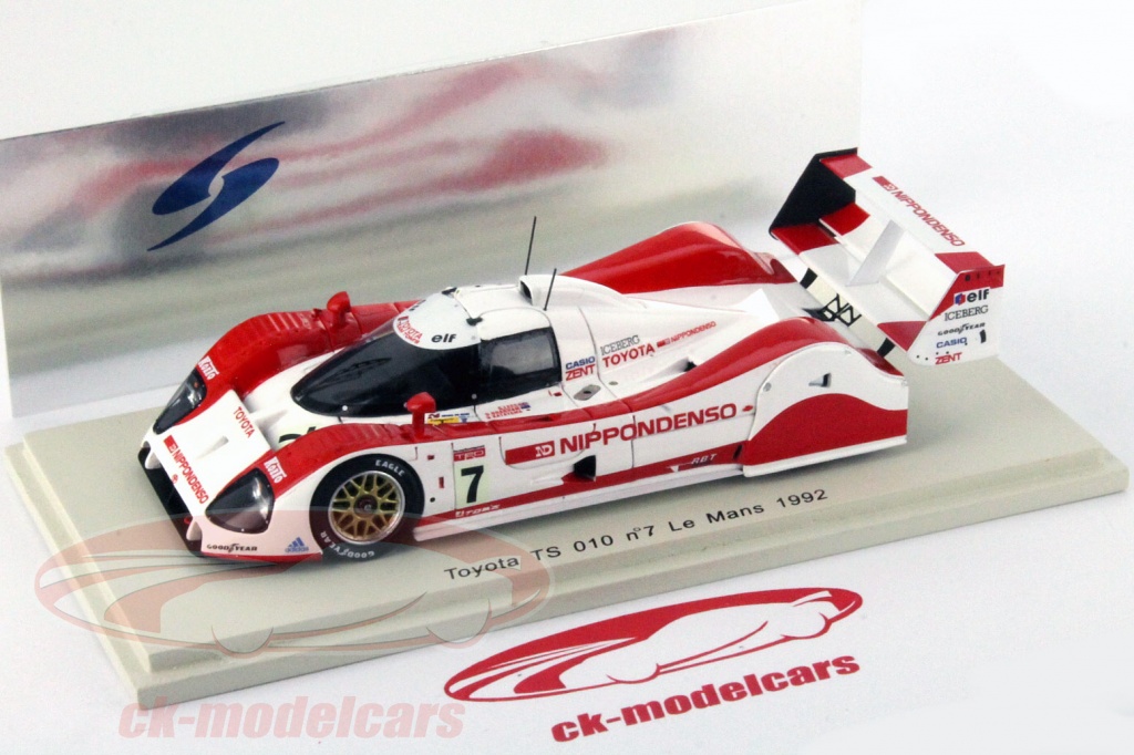 Spark 1:43 Toyota TS 010 #7 24h LeMans 1992 Lees / Brabham / Katayama ...