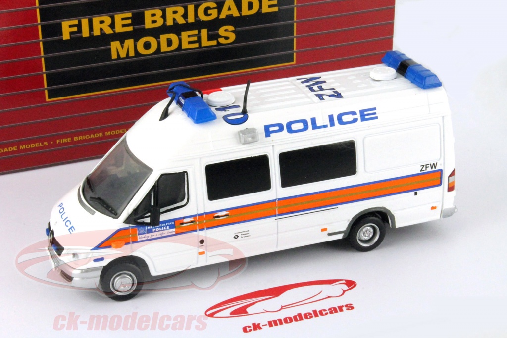 Fire Brigade Models 1:43 Mercedes-Benz Sprinter Metropolitan Police FBM ...