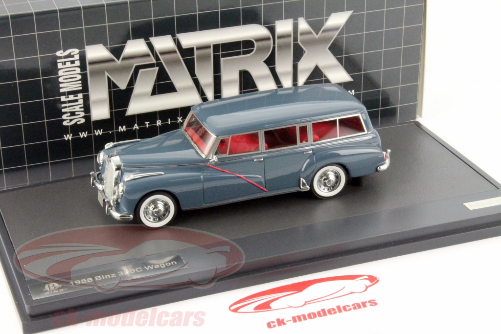 Matrix 1:43 Mercedes-Benz 300c Binz Kombi Baujahr 1956 grau MX51302-022 ...