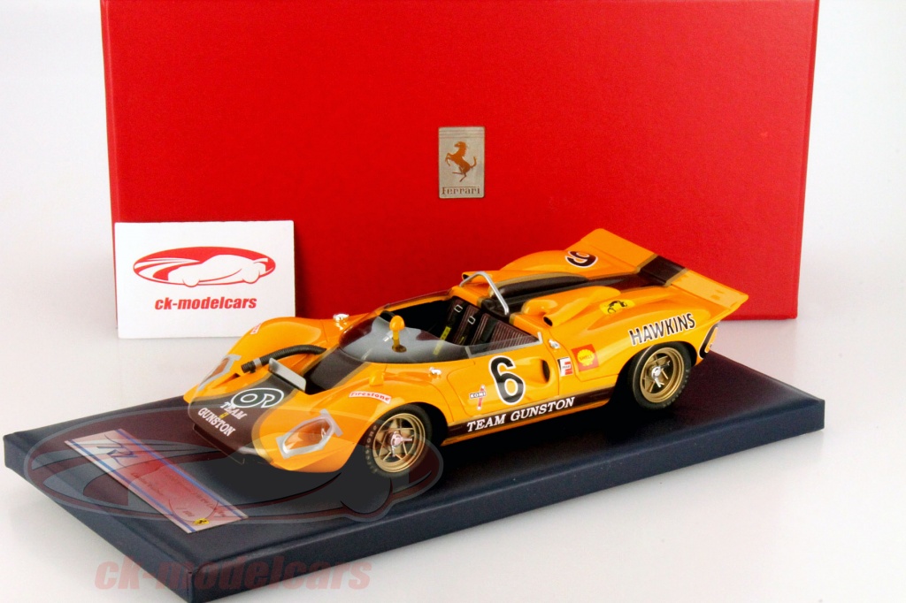 CMF 1:18 Ferrari 350 P4 #6 P. Hawkins Can-Am 1967 Team Gunston CK919332 ...